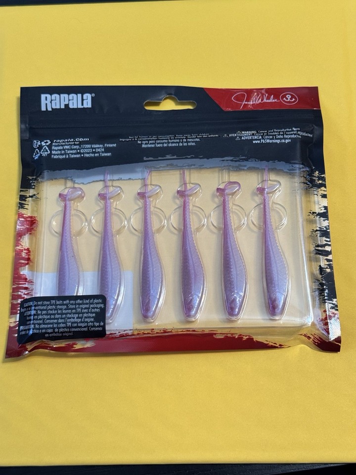 All New Crush City Rapala Mooch Minnow 3.5” Super TPE Ghost Morning ...