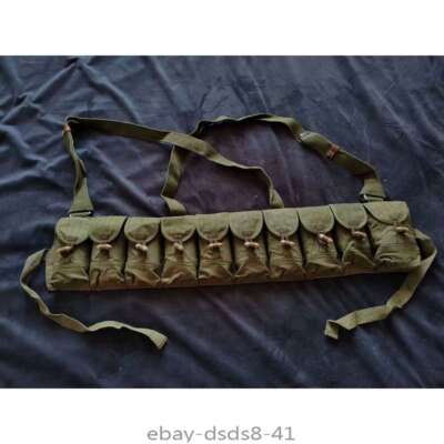 Original Chinese Military Surplus Sks 56 Semi Ammo Chest-Rig Bandolier ...