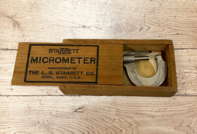 Starrett Micrometer Caliper Athol Massachusetts No. 203-C | eBay