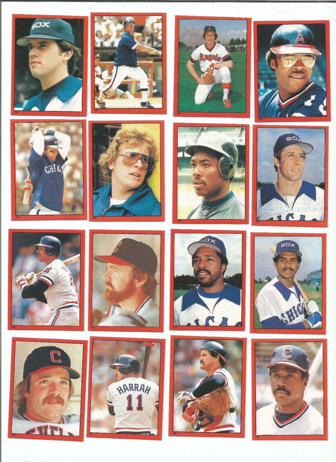 1982 Topps Baseball Sticker Tony Bernazard #171 Chicago White Sox *MINT ...