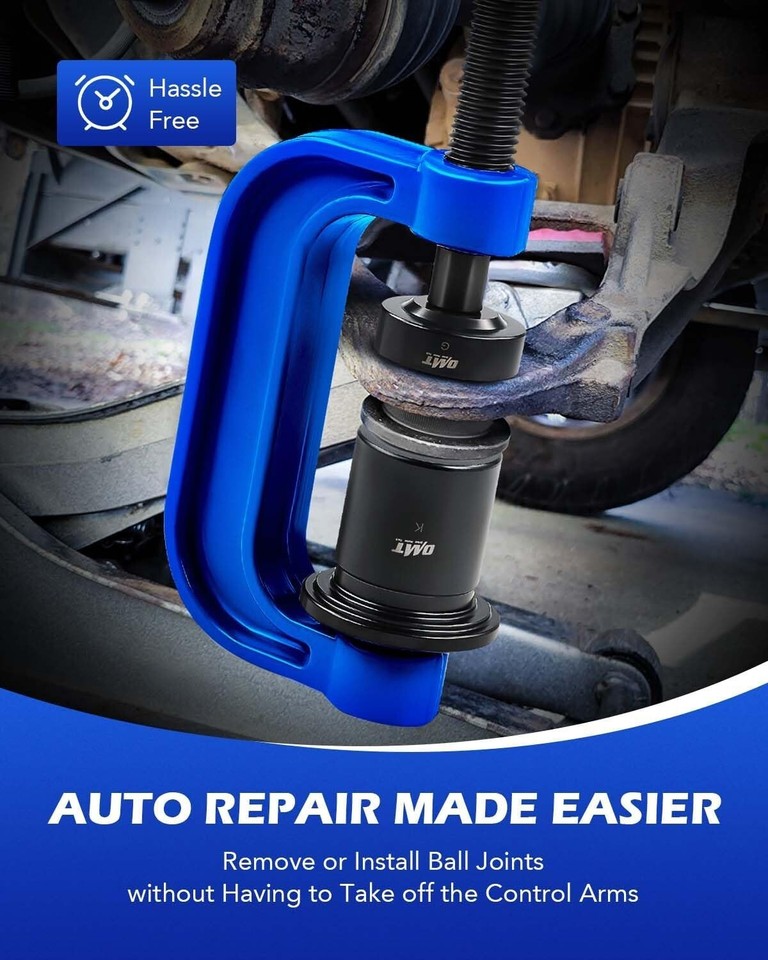 Orion Motor Tech Ball Joint Press Kit, Heavy Duty Ball Joint Removal ...