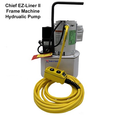 Chief EZ Liner II Frame Machine Hydraulic Pump - 5 Ton Pull Power | 1 ...