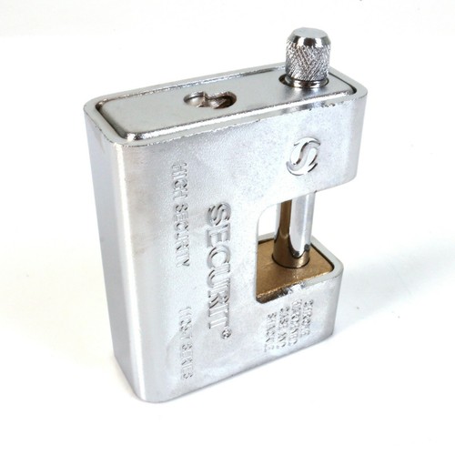 HIGH SECURITY PADLOCK ARMOURED Heavy Duty 80Mm Container Lock Straight ...