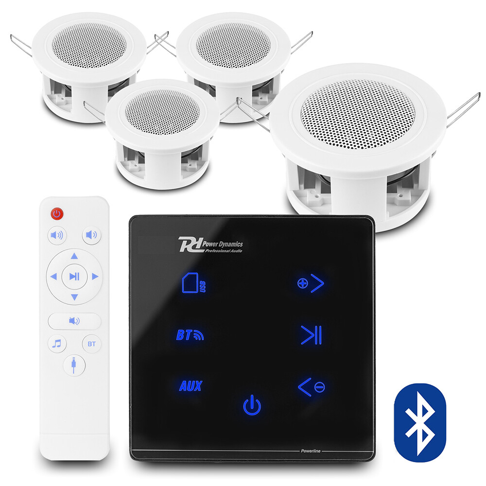 Wireless Ceiling Speaker System House Herdio HCS 528BT (2 Pairs) 5.25"