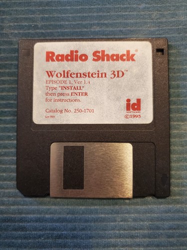 Wolfenstein 3D Floppy Episode 1 Ver 1.4 1993 Radio Shack | eBay