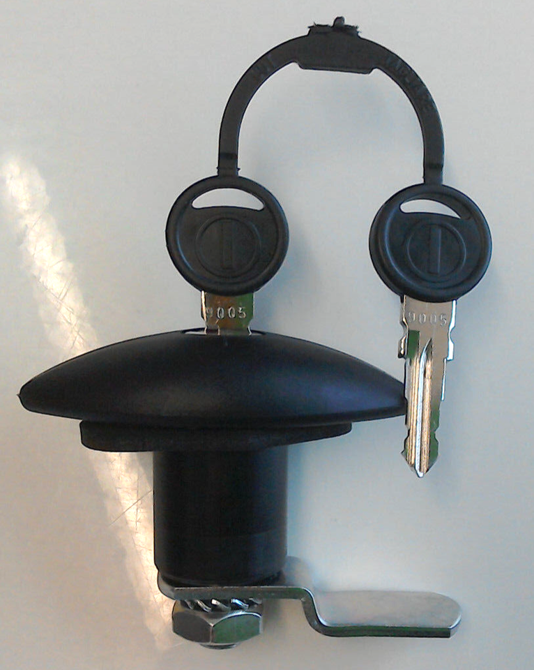 Oval Black Zadi Door Lock Compartment Locker Caravan Motorhome or ...