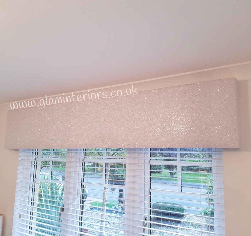 Diamond White Glitter Padded Window Pelmet | eBay UK