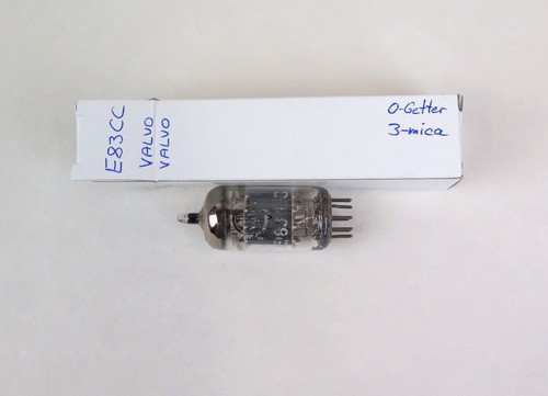Valvo E83CC Röhre / ECC83 / 3-mica / O-Getter / NOS tested Tube #MJ ...