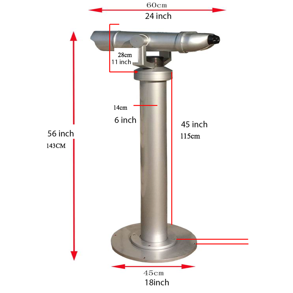 Binger 25x100 Binoculars non- coin-operated binoculars 100% waterproof ...