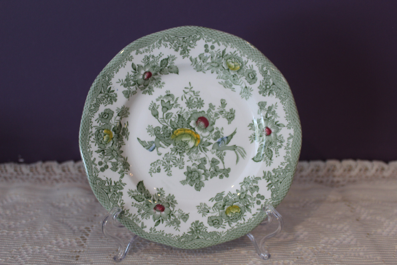 VINTAGE ENOCH WEDGWOOD (TUNSTALL) LTD. - KENT - 7" DESSERT PLATE ...