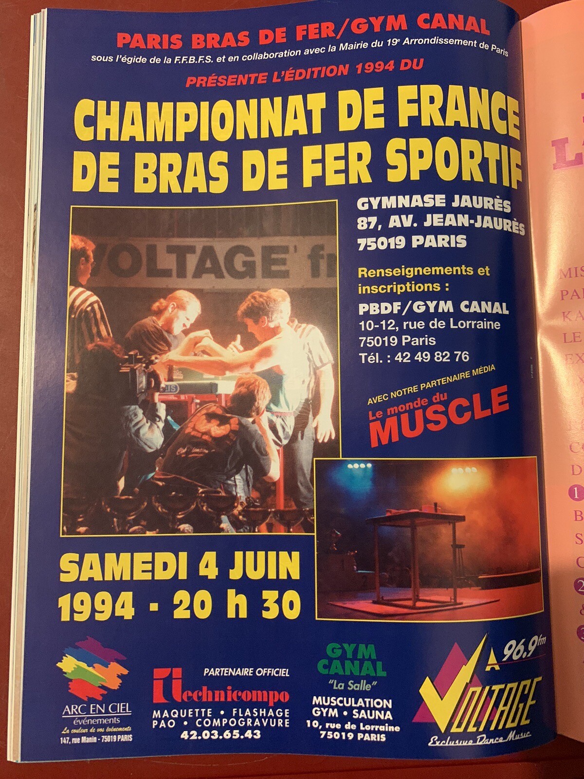 LE MONDE DU MUSCLE 1994 #134 Alq Gurley Cover! François Muse Julie ...