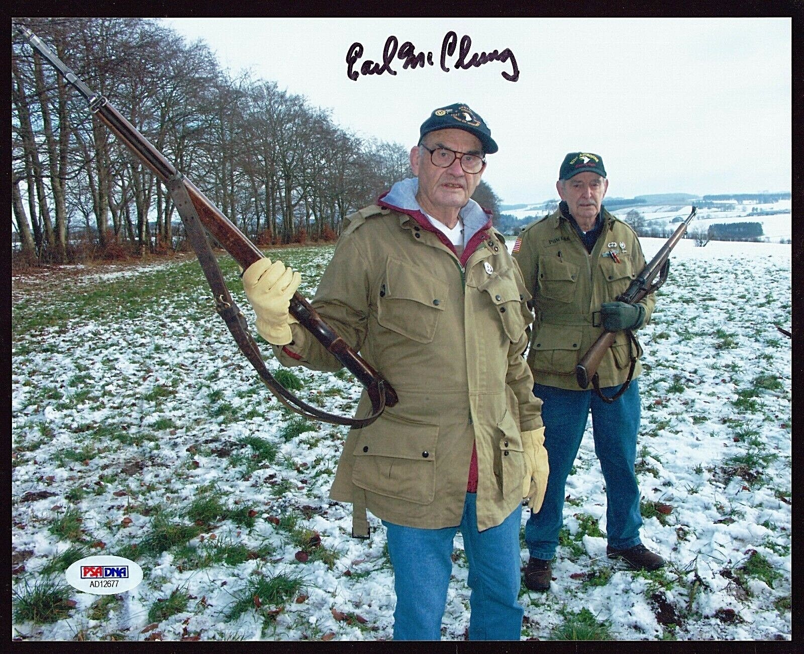 EARL MCCLUNG BAND OF BROTHERS SIGNED 8X10 PHOTO PSA/DNA AUTOGRAPH ...