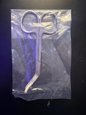 1 Pair Coloplast Ostomy Scissors 95050 - 4" Curved Stainless Steel ...