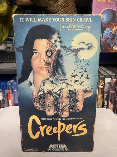 Creepers VHS 1985 Media Dario Argentina Slasher Movie | eBay