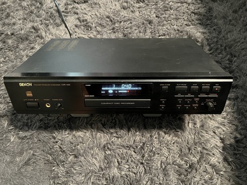 Denon PCM Audio Technology/ CD Recorder CDR-1000 100% Functional | eBay
