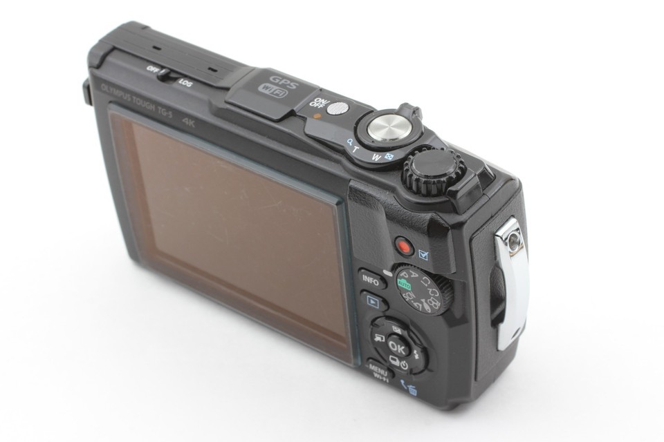 Shutter 20,112 Olympus Tough TG-5 Black 12MP Digital Camera Battery ...