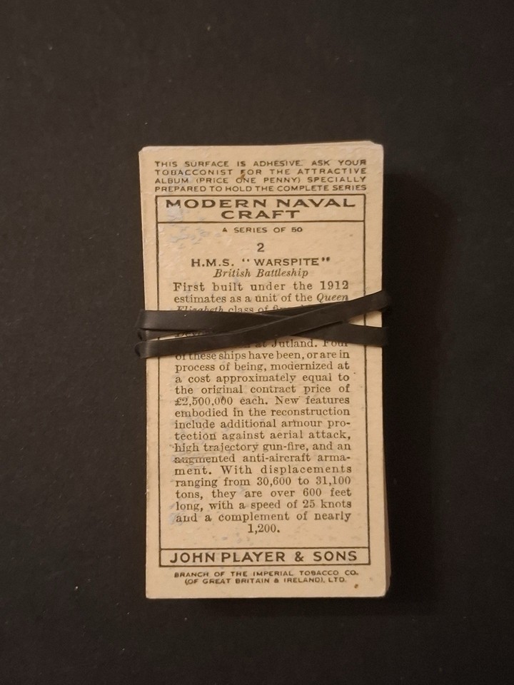 John Players Modern Naval Craft 34/50 1939 | eBay UK