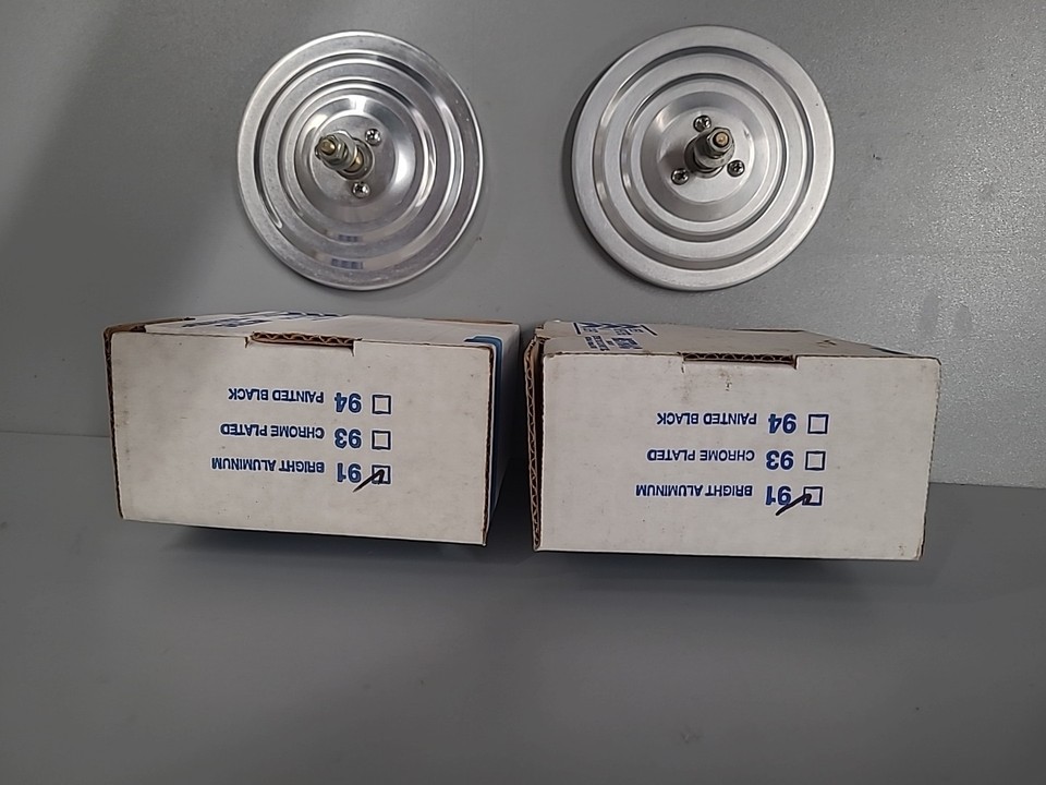 NOS (Pair) Retrac 5 Inch Round Center Mount Universal Convex Mirror ...