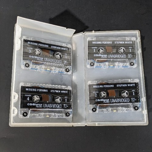 Missing Persons Unabridged By Stephen White Audiobook on Cassette Tape ...