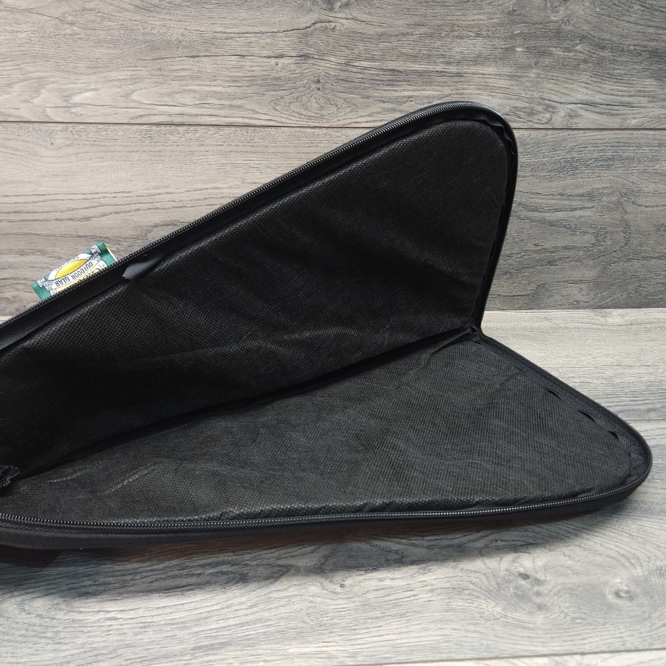 Cabela's Heavy Duty Black Soft Case Padded Zip Big Handgun Pistol Bag ...