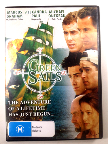 Green Sails DVD Movie Adventure Drama Thriller 2000 Marcus Graham Rare ...