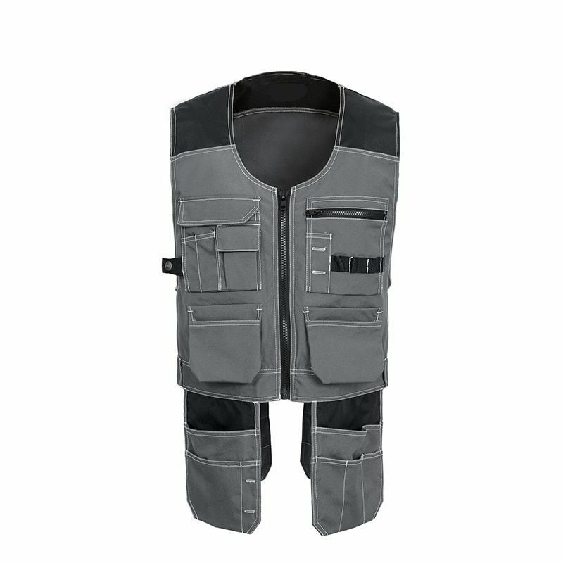 Tool Vest Technician Workwear Multi Pocket Electrician Carpenter ...