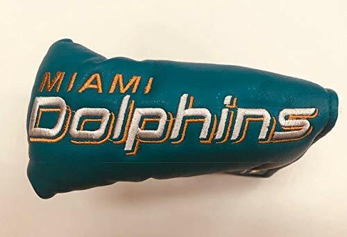 NFL Miami Dolphins Golf Vintage Magnetic Blade Putter Cover Aqua | eBay