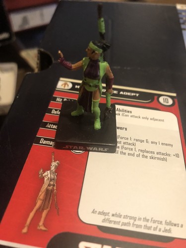 STAR WARS MINIATURES HUMAN FORCE ADEPT 45/60 | eBay