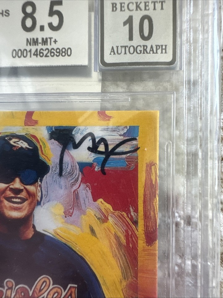 1997 Topps Gallery Peter Max Signature Series Cal Ripken Jr. Beckett | eBay