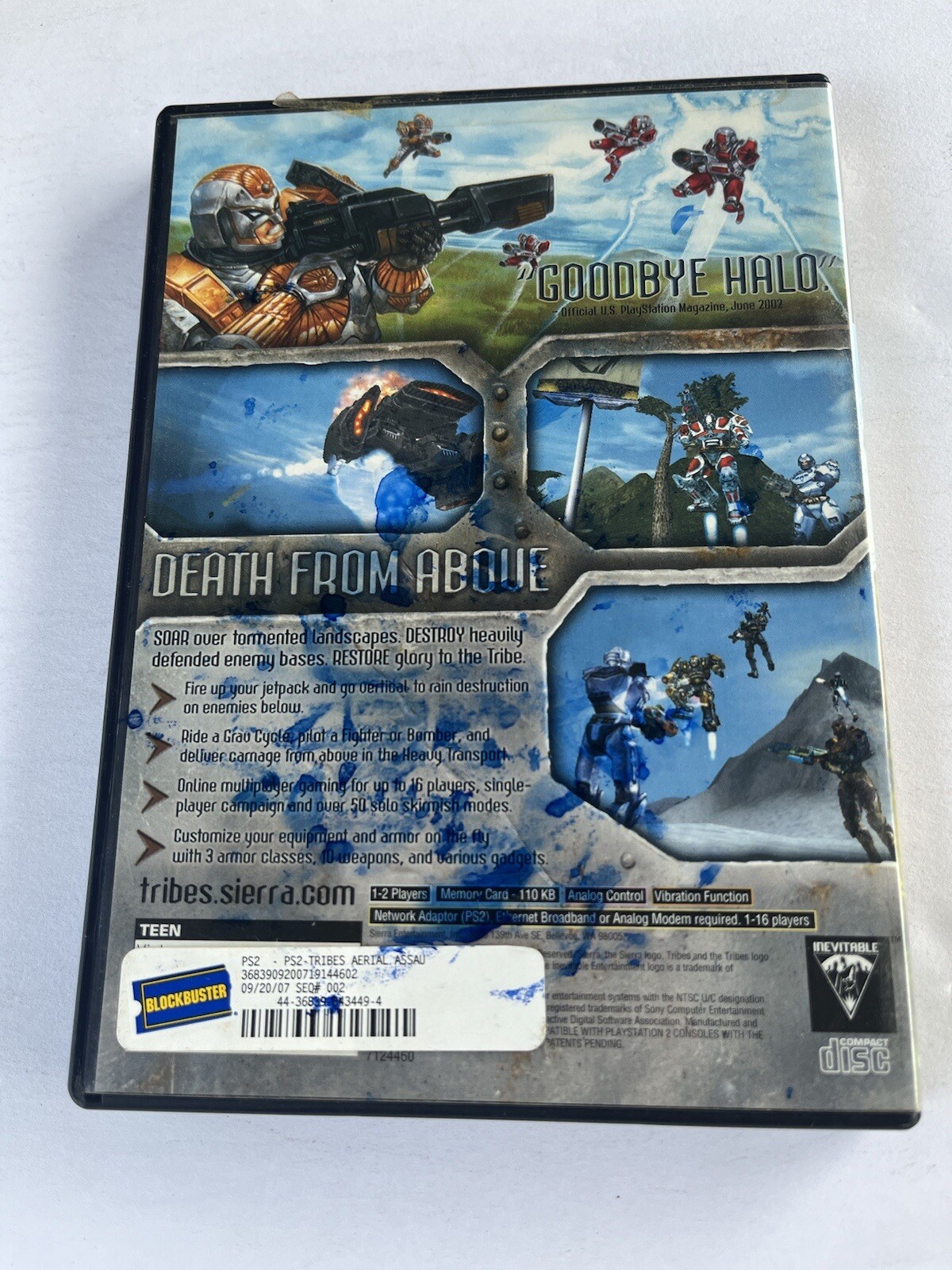 Tribes Aerial Assault PS2 PlayStation 2 Game Complete Former Rental | eBay