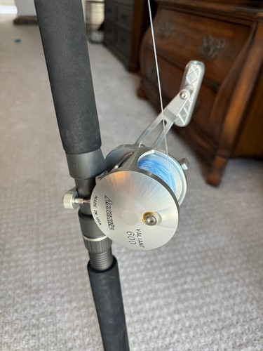 NEW Accurate Valiant 600HH 2-spd reel and Dogfish Stik 15H 7' rod | eBay