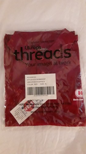 HEB Texas Grocery Store Employee Uniform Red Polo Shirt New inPackage ...