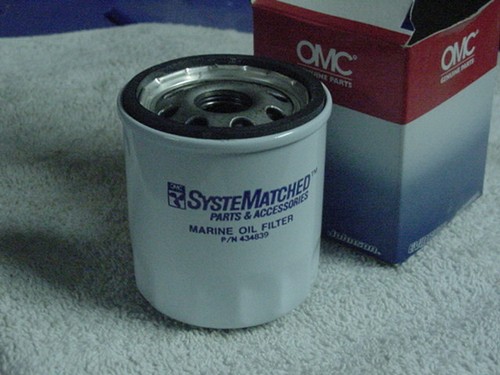 Genuine Evinrude Johnson OMC Bombardier Oil Filter 0434839 C111 | eBay