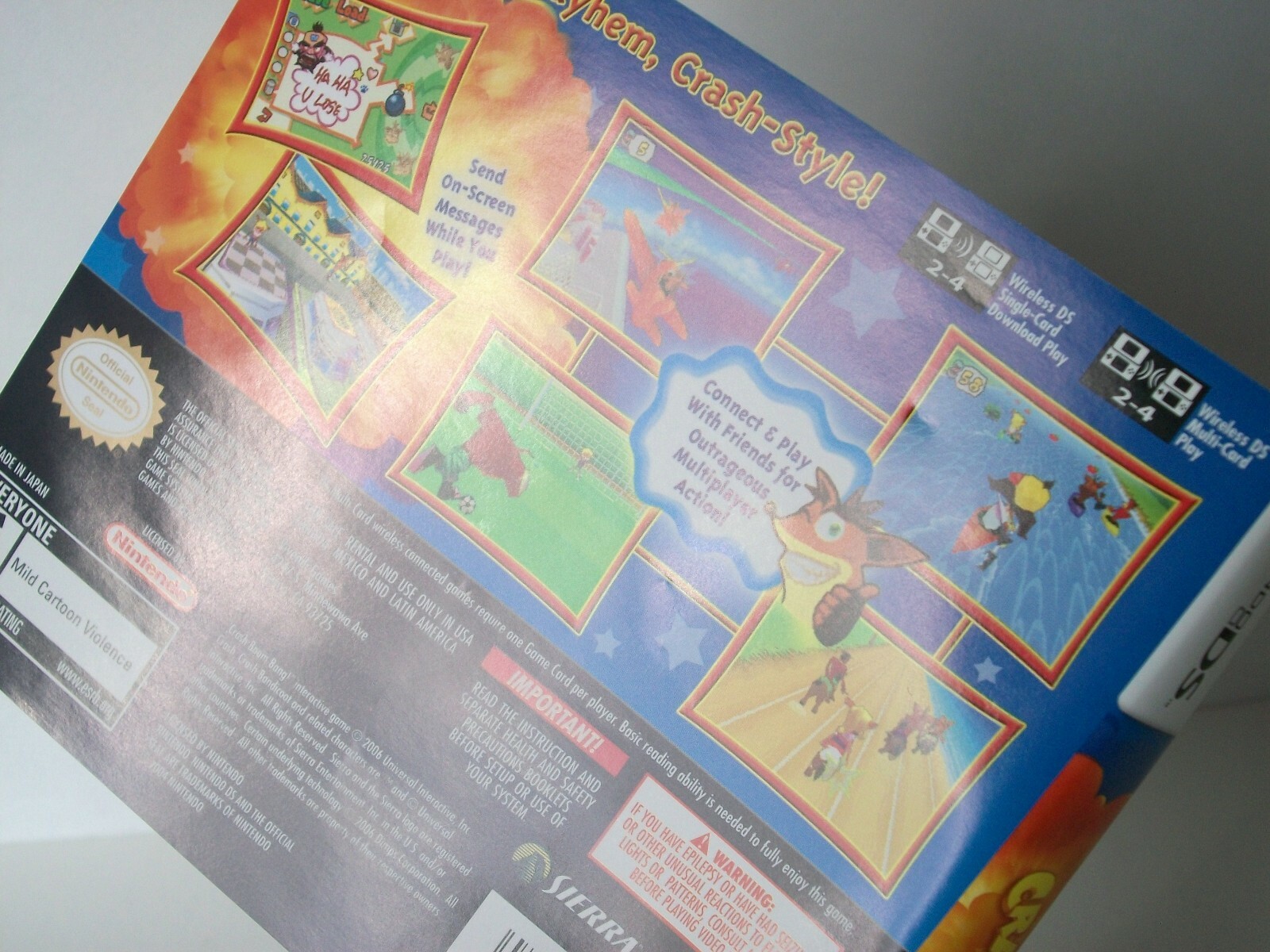 Crash Boom Bang Nintendo DS Good Cart Party Board Game Mini Games ...