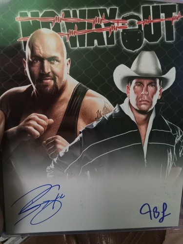 JBL & Big Show Dual Signed No Way Out Autographed 8x10 w/ JSA COA WWE ...