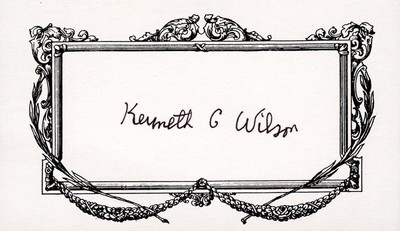 KENNETH G. WILSON - SIGNATURE(S) | eBay