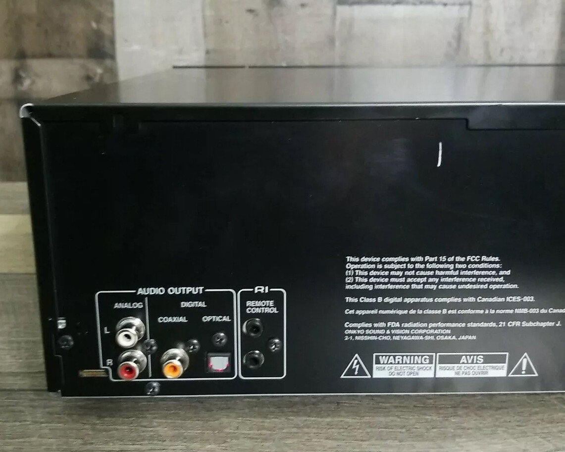 Onkyo DXC390 6 Disc CD Changer Black Tested, Works Great REALLY NICE | eBay