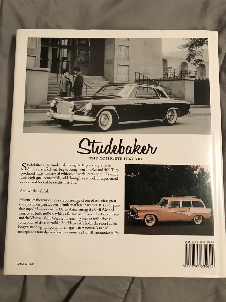 Studebaker: The Complete History - Hardcover By Foster, Patrick - VERY ...