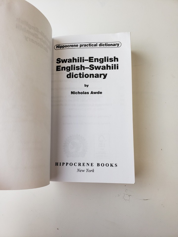 Swahili Practical Dictionary : Swahili-English/English-Swahili ...