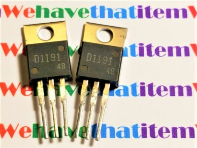 2SD1191 / D1191 / TRANSISTOR / TO220 / 2 PIECES (qzty) | eBay