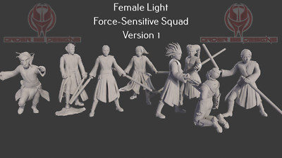Female Light force sensitive (1) Star Wars Legion Scale resin ...