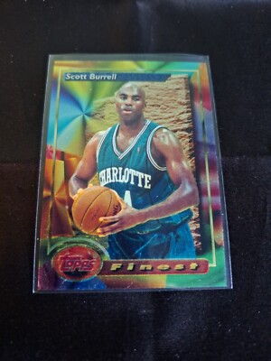 1993-94 FINEST BASKETBALL ROOKIE SP #178 SCOTT BURRELL RC CHARLOTTE ...