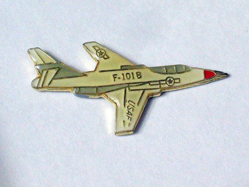 Voodoo F-101B Supersonic Jet Fighter Military Airpane Pin, Vintage ...