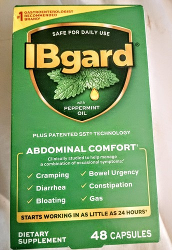 IBgard For Irritable Bowel Syndrome, 48 Capsules, Exp.02/2026, Free ...