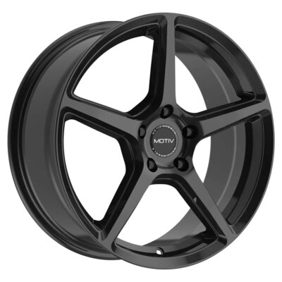 MOTIV 433B RIGOR 17X7.5 5X4.5 +40ET 73.1CB GLOSS BLACK WHEEL | eBay