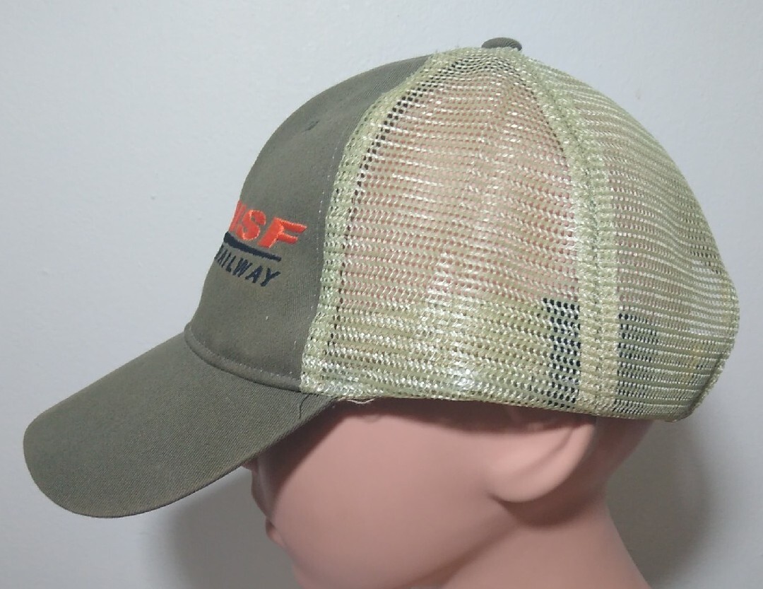 BNSF Railway Railroad Logo Adjustable Hat Bass Fishin… - Gem