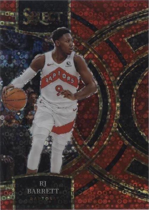 2023-24 Panini Select - Premier Level RJ Barrett #200 Red Disco Prizm ...