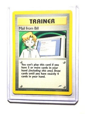 MAIL FROM BILL - 105/105 - Neo Destiny - Trainer - Pokemon Card - NM | eBay