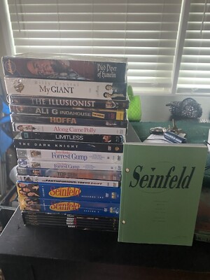 13 X SEALED NEW DVD VHS LOT MOVIES 1x Rocky 1-5 And 1x Seinfeld Season ...