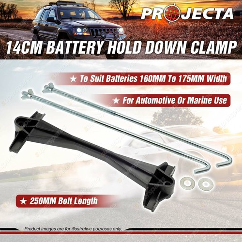 Projecta 18cm Battery Hold Down Clamp 250mm bolt length Premium Quality ...